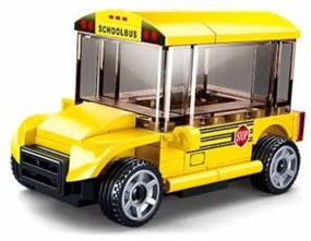 Sluban Power Bricks M38-B0933E Natahovací Školní autobus
