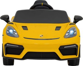 Ramiz Dětské autíčko Porsche Spyder RS 718, žlutý lak