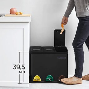 Autronic Koš na odpadky AUK-E1124 Barva: Černá