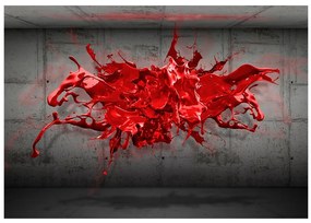 Fototapeta - Red Ink Blot