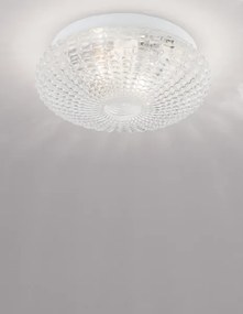 Designové stropní svítidlo Clam 30 čirá