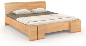 Buková postel Vestre - zvýšená   ,  160x200 cm