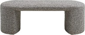 Šedá lavice z textilie bouclé Westport – House Nordic