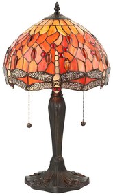 Endon 64092 - Stolní lampa Tiffany DRAGONFLY 2xE27/60W/230V pr. 30 cm