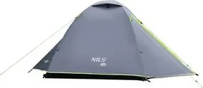 NILS Camp NC6004 Explorer šedý / Kempingový stan / pro 3 osoby / 110 x