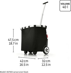 Taška na kolečkách Reisenthel Carrycruiser frame leo nero