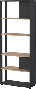 FALCO Knihovna Sigal 592 šedá/jackson hickory