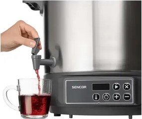 SENCOR SPP 3200SS stříbrná / Zavařovací hrnec / 27 L / 1800W