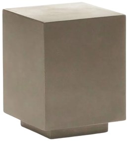 OnaDnes -20% Šedý cementový odkládací stolek Kave Home Rustella 35 x 35 cm