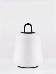 NV 9002877 Venkovní stolní lampa JIGRA černý hliník a akryl LED 2W 3000K 3,7V 339st. IP54 vypínač na těle / USB kabel - NOVA LUCE