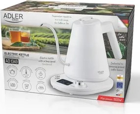 Adler AD 1349 bílá / Rychlovarná konvice / 1100 W / 1L