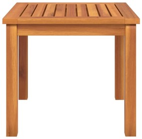 Konferenční Stolek 40 X 40 X 36 Cm Masivní Akáciové Dřevo Tmavě Zelená