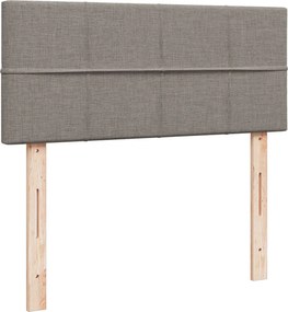 Box spring postel s matrací taupe 120x200 cm textil 3288159