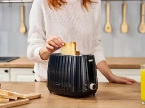 Lafe Modern Pro LAFTST47464 černá / Topinkovač / 1080 W / 2 topinky /