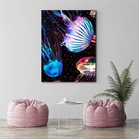 Gario Obraz na plátně Barevná abstrakce medúzy - Gab Fernando Rozměry: 40 x 60 cm