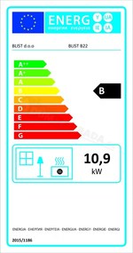 Krbová kamna Blist B22 - 11 kW (PADOVA) - příslušenství