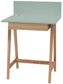 OnaDnes -20% Zelený lakovaný pracovní stůl RAGABA LUKA 65 x 50 cm