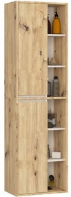 Koupelnová sestava VAMI s otvory na umyvadlo dub artisan / béžová