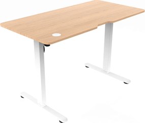 Ergonomický psací stůl ELTON - regulace výšky / dekor dub