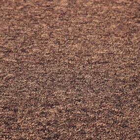 Condor Carpets, Metrážový koberec Classica 392, zátěžový, na míru, šíře 4m, hnědá, ab (mřížka), chodba / předsíň