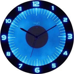 TFA 60.3553.10 LUMOCLOCK / Nástěnné hodiny / rádiem řízené DCF / 9 bar