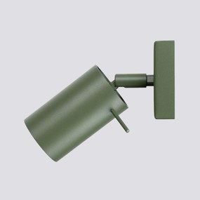 Sollux Lighting Nástěnné svítidlo RING olivově zelené