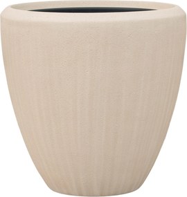Baq Polystone Plain Couple Natural s vložkou Ø 40 cm / V 40 cm