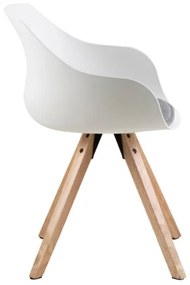 Designová židle Tina bílá