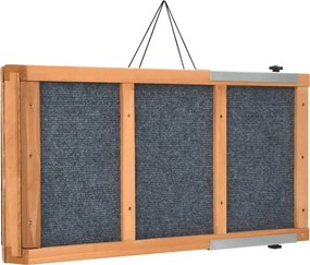 vidaXL Rampa pro psy 120 x 30 cm masivní jedlové dřevo [172419] Barva: Šedá