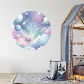PIPPER. Kruhová samolepka na zeď "Magický vesmír" Velikost: 100cm