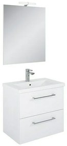 Riva Compact Koupelnový set, 60 cm, dřevotříska, bílý