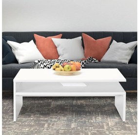 Adore Furniture | Konferenční stolek 42x110 cm bílá | AD0144