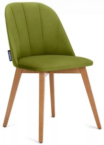 Konsimo Sp. z o.o. Sp. k. | Jídelní židle RIFO 86x48 cm světle zelená/světlý dub | KO0087