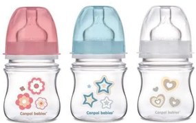 Canpol babies Antikoliková láhev se širokým hrdlem 120 ml Newborn baby Canpol Béžová