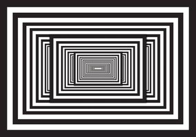 Fototapeta - Bílý a černý 3D tunel (152,5x104 cm)