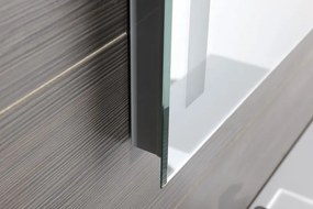 Aqualine, LED podsvícené zrcadlo 60x80cm, knoflíkový vypínač, ATH6