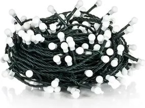 Retlux RXL 219 vánoční řetěz kuličky / 100LED / 10+5m / časovač / Stud