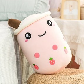 Plyšák Bubble Tea Růžový 35 cm