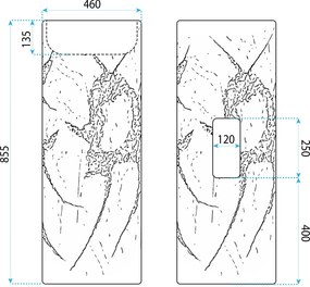Rea, Volně stojící umyvadlo REA Revello, REA-U0613