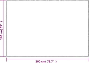 Zátěžová deka s povlečením šedá 140 x 200 cm 10 kg textil 3154887