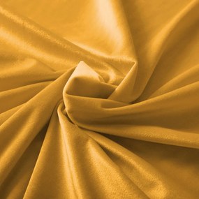 Biante Sametový přehoz na postel Velvet Premium SVP-037 Zlatavě oranžový Na míru