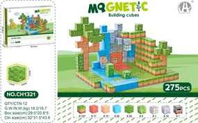 Magnetická stavebnice MAGNETIC Příroda, 275 dílků