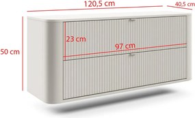 Skříňka pod umyvadlo 120 cm Lando - kašmír