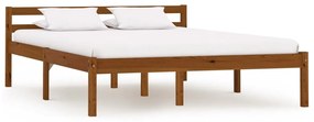 Rám postele medově hnědý masivní borovice 120 x 200 cm,  283210 HangarStore.cz