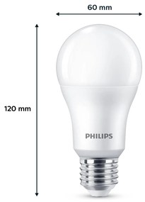 Philips LED žárovka E27 13W 1521lm 4000K matná 3ks