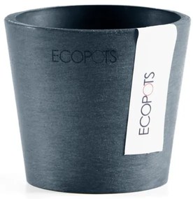 Designový obal na květináč, Amsterdam Ecopots, 8 cm, tmavě modrý