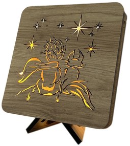 Li-Go "Malý princ" lampa 19x19cm provedení povrchu: dub světlý