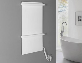 Sapho, ELMIS Elektrický sušák ručníků 400x800mm, 120W, hliník, bílá matná, EB420