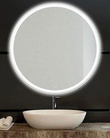 Zrcadlo Moonlight ronde senzor prům. 100 cm na chodbu do předsíně nástěnné do koupelny na zeď 412-627
