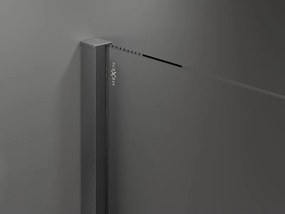 Mexen Velar, sprchový kout s posuvnými dveřmi 100 x 120 cm, 8mm sklo námraza, grafit broušený, 871-100-120-31-66